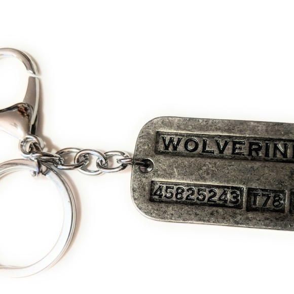 Marvel | Accessories | Wolverine Logan Dog Tag Keychain Xmen Full Metal ...